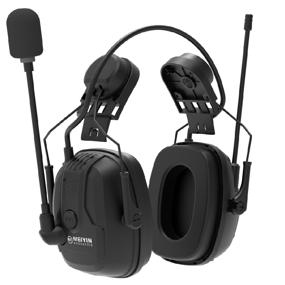 MEIYIN MG700 Built-in Two-way Radio BT Earmuff - PMR446MHz